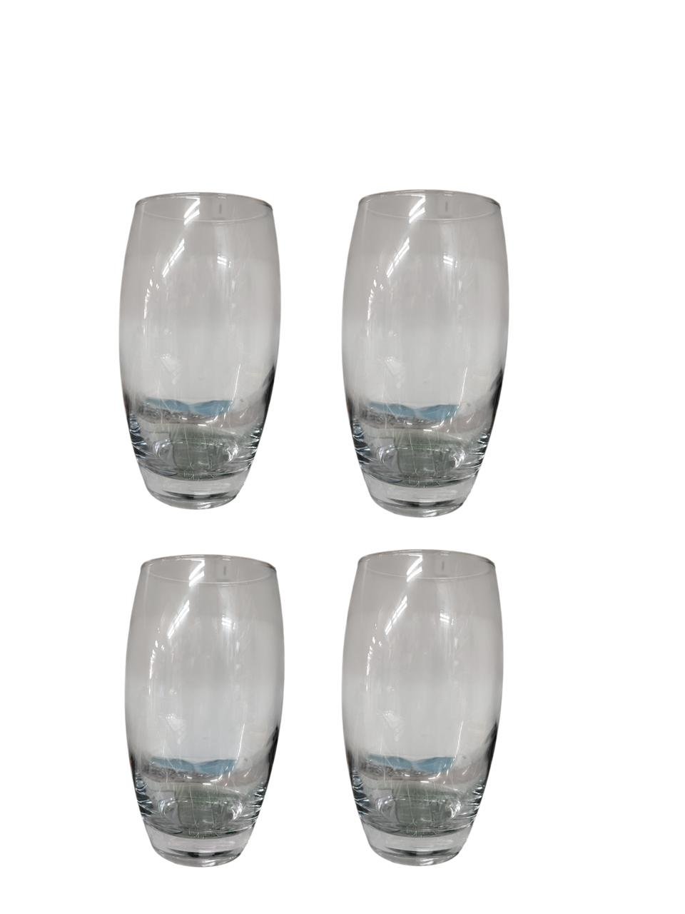 4pc Glass Set Cooler 17oz - Nandlals